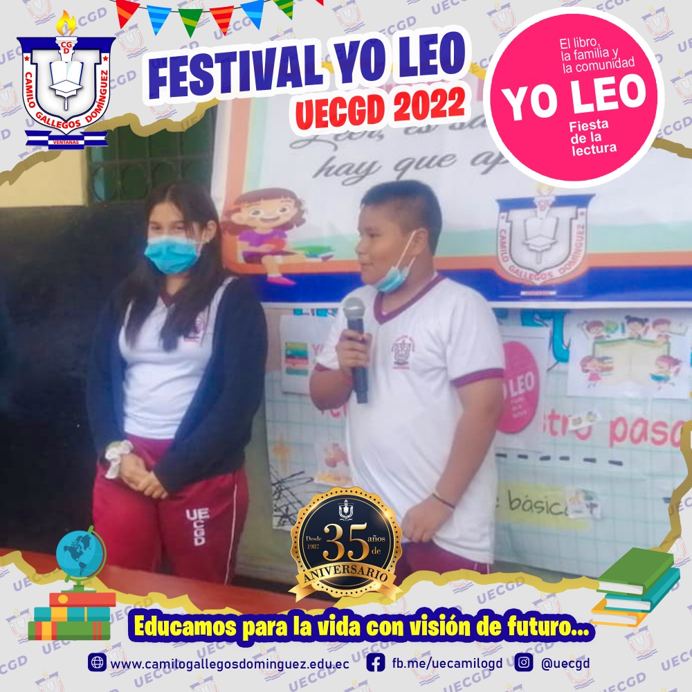 Programa «YO LEO» UECGD 2022 – Unidad Educativa Camilo Gallegos Dominguez